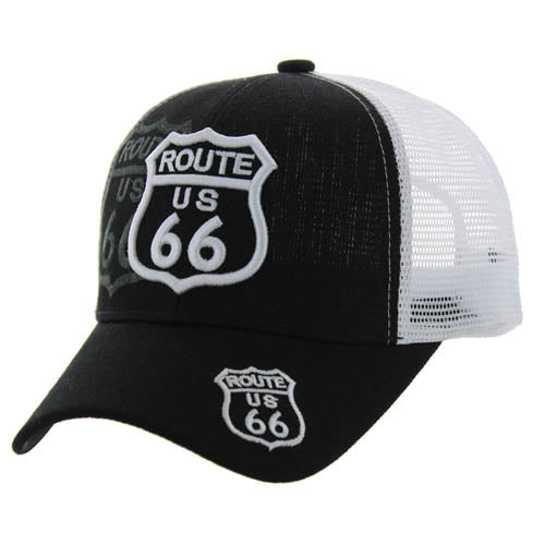 Wholesale Route 66 Headwear – Happy Wood Products / Holm Patches & Hats