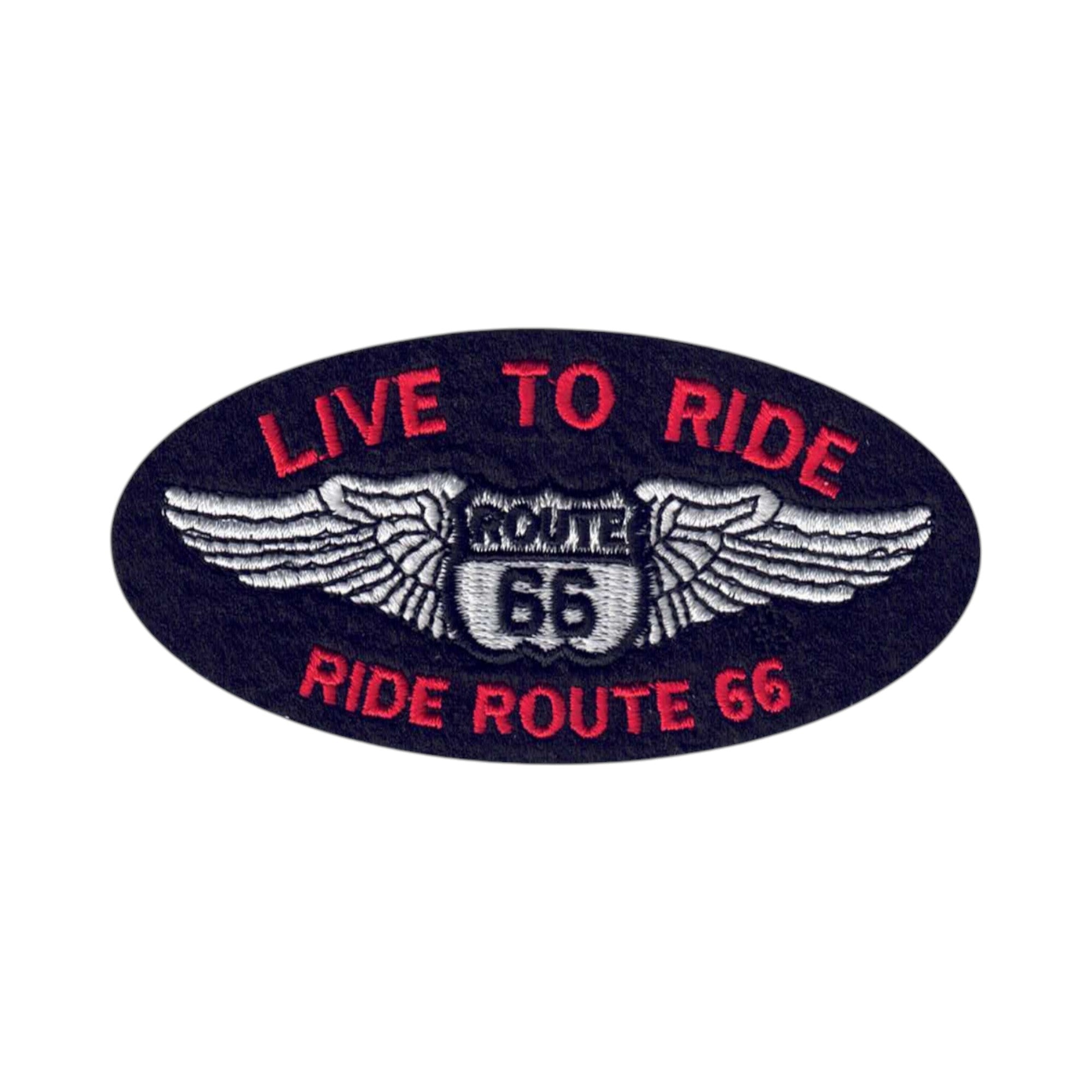 LIVE TO RIDE, RIDE US 101 souvenir embroidered patch – Happy Wood ...