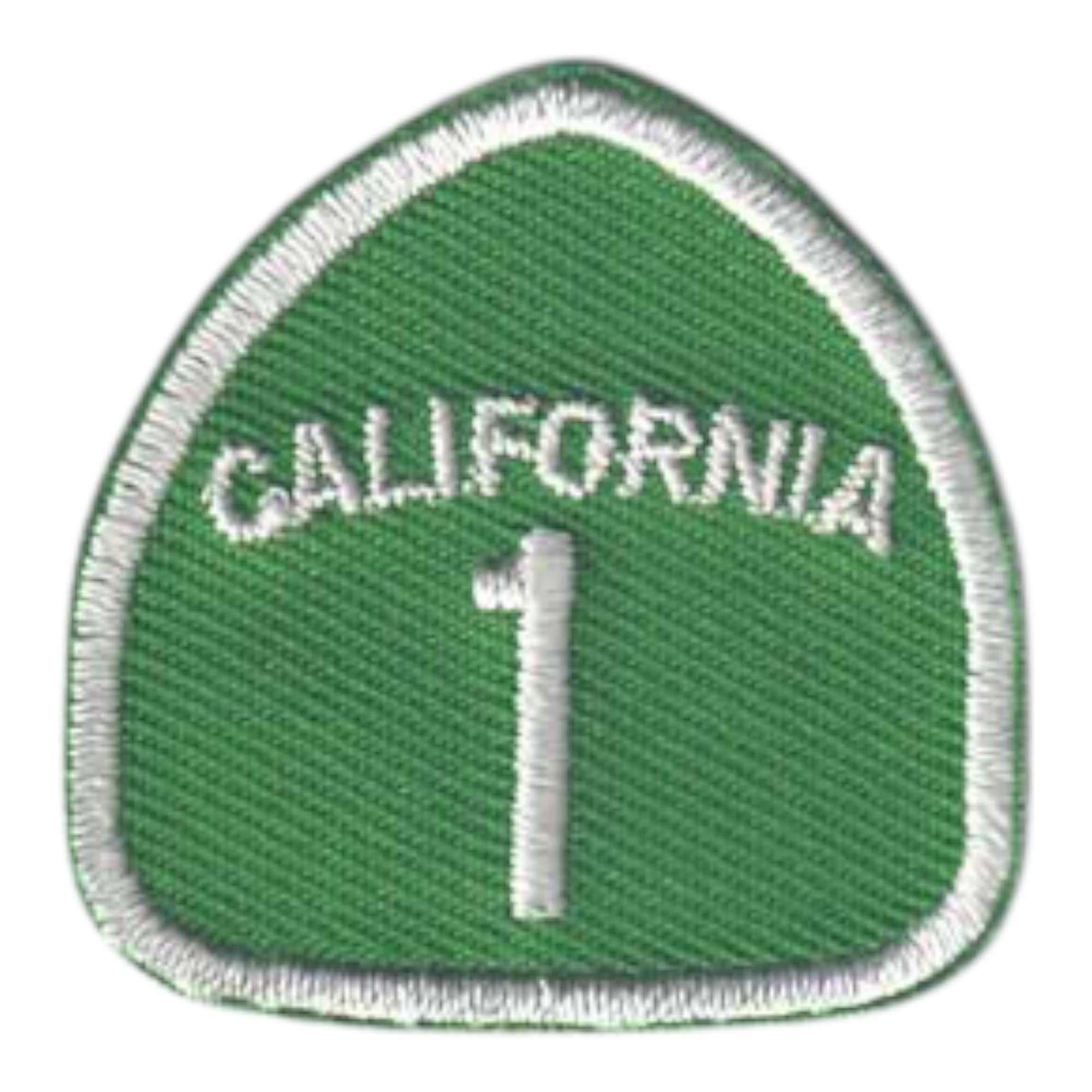 CALIFORNIA 1 highway sign souvenir embroidered patch. – Happy Wood ...