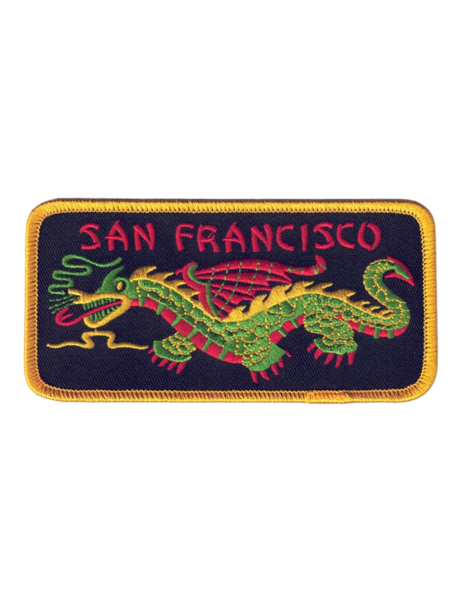 SAN FRANCISCO dragon souvenir embroidered patch – Happy Wood Products ...