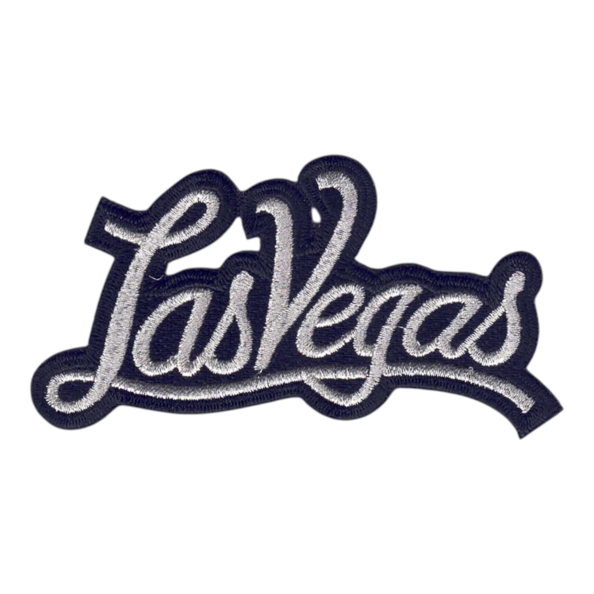 Las Vegas script souvenir embroidered patch – Happy Wood Products ...