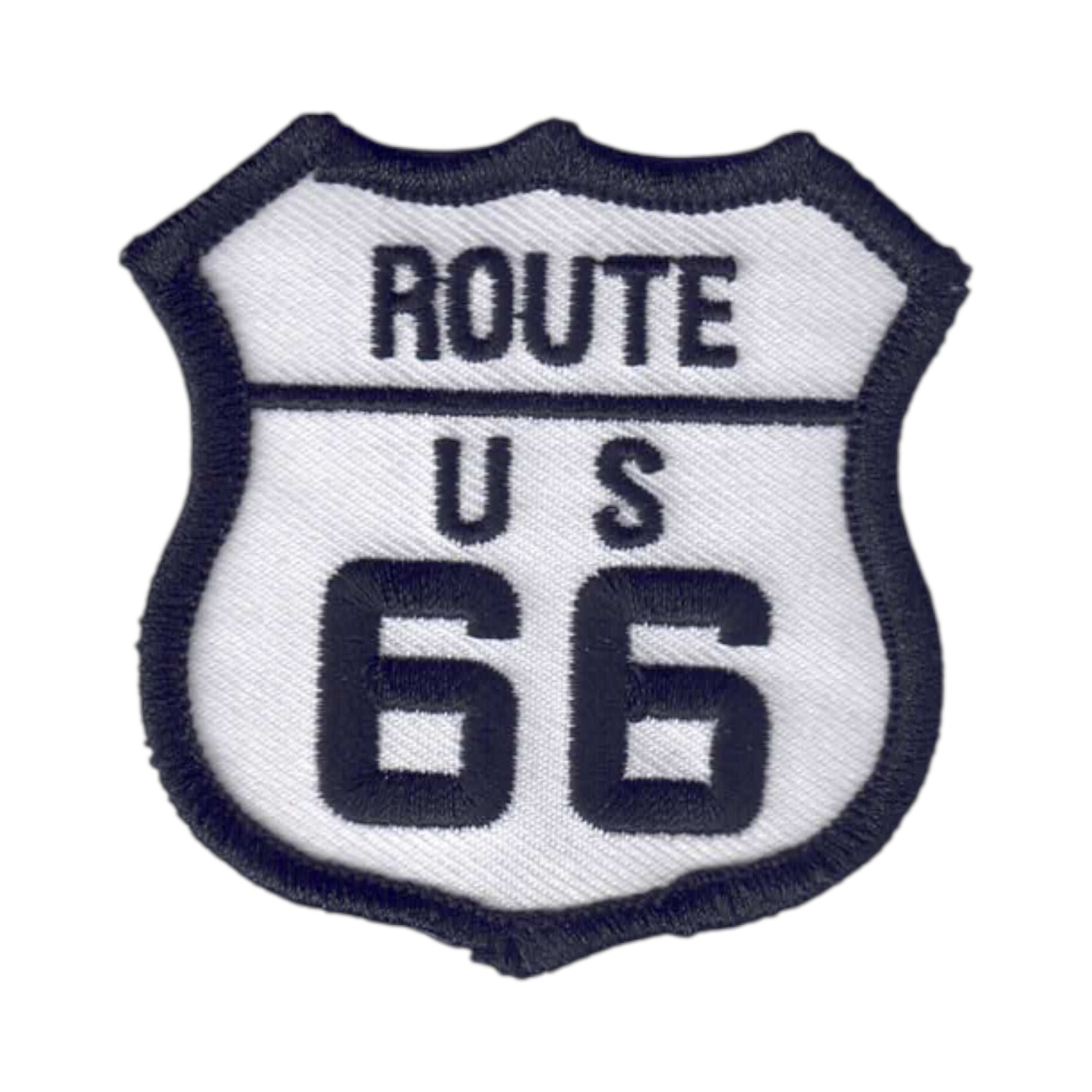 ROUTE US 66 souvenir embroidered patch – Happy Wood Products / Holm ...