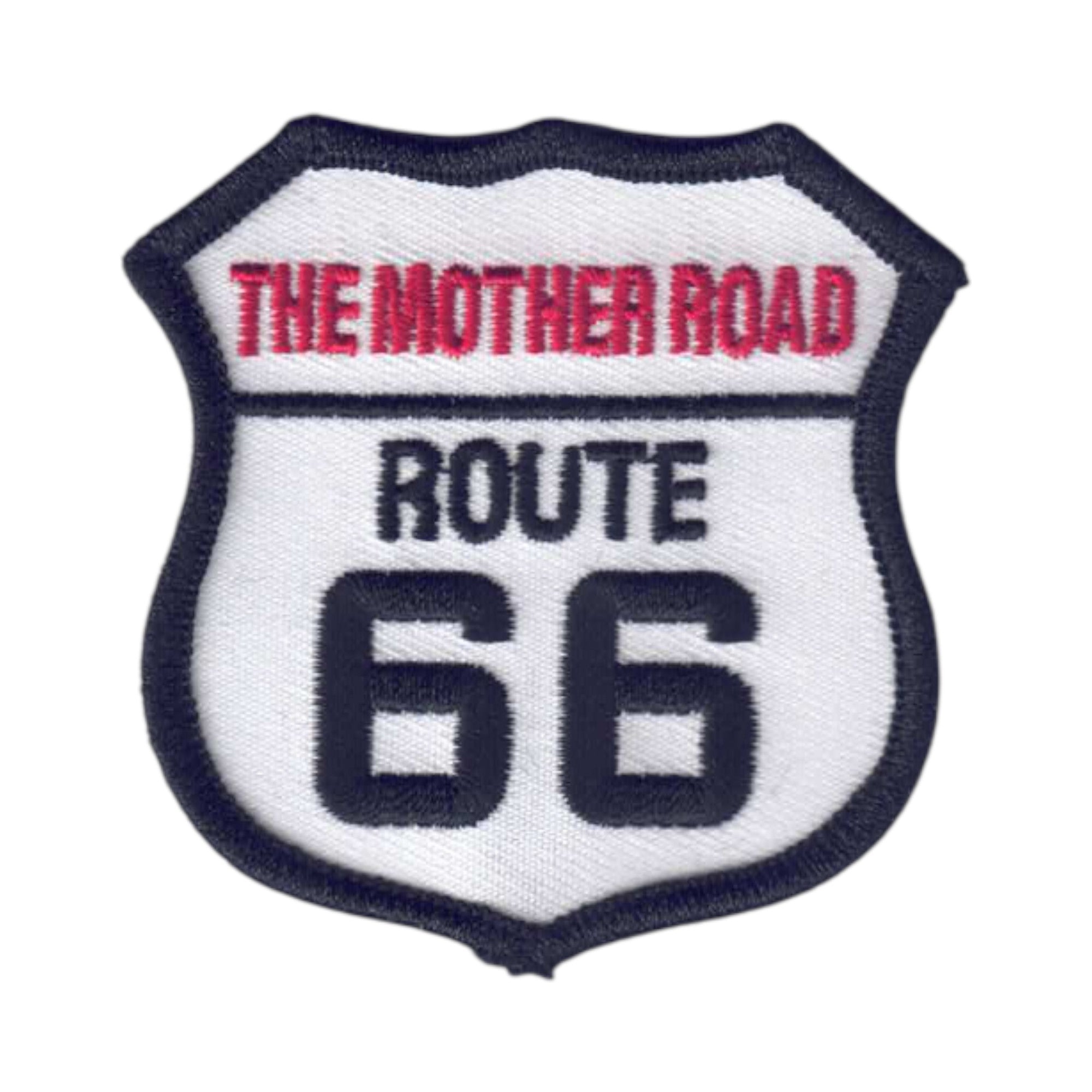 THE MOTHER ROAD ROUTE 66 souvenir embroidered patch – Happy Wood ...