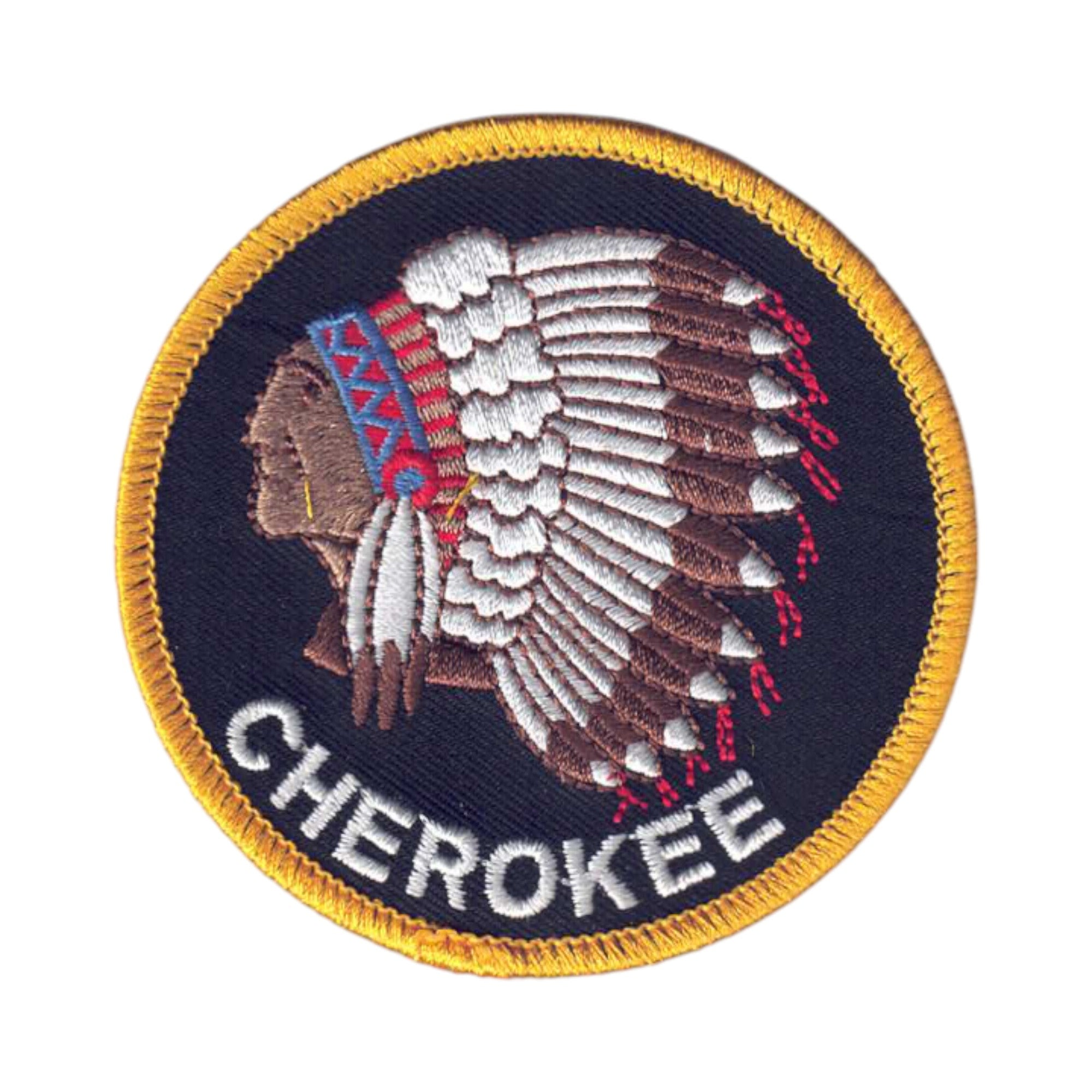 CHEROKEE Native American embroidered patch – Happy Wood Products / Holm ...