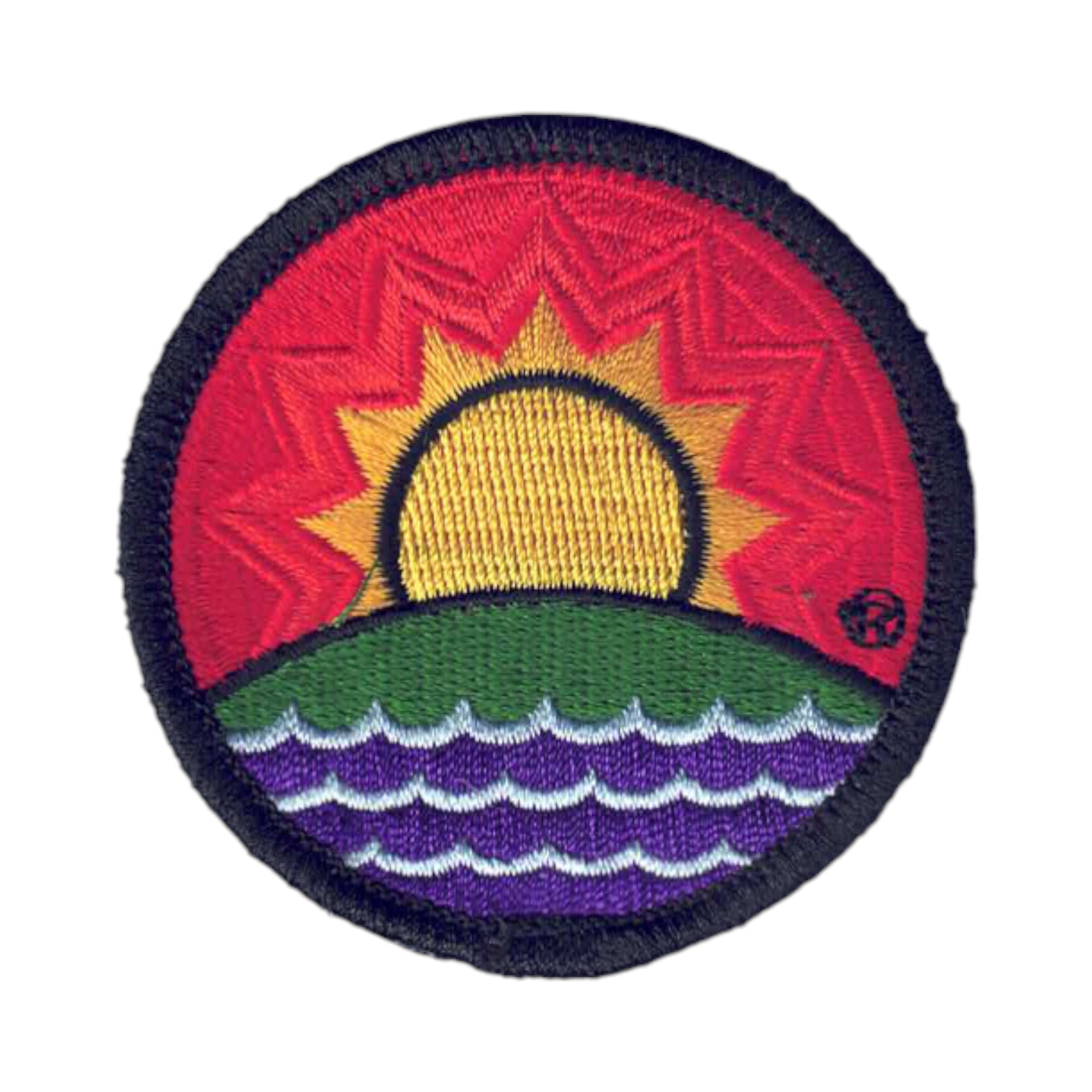 SOLAR FUTURE Â® rainbow embroidered patch. – Happy Wood Products / Holm ...