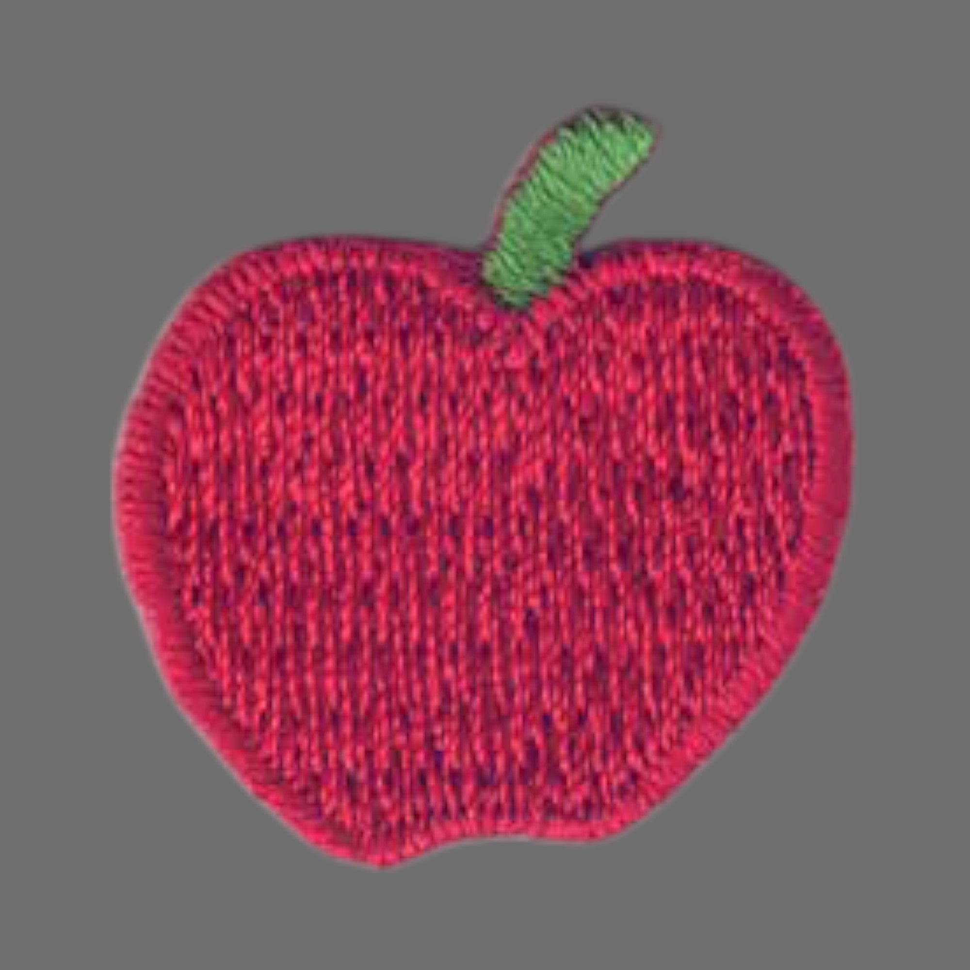 apple embroidered patch – Happy Wood Products / Holm Patches & Hats