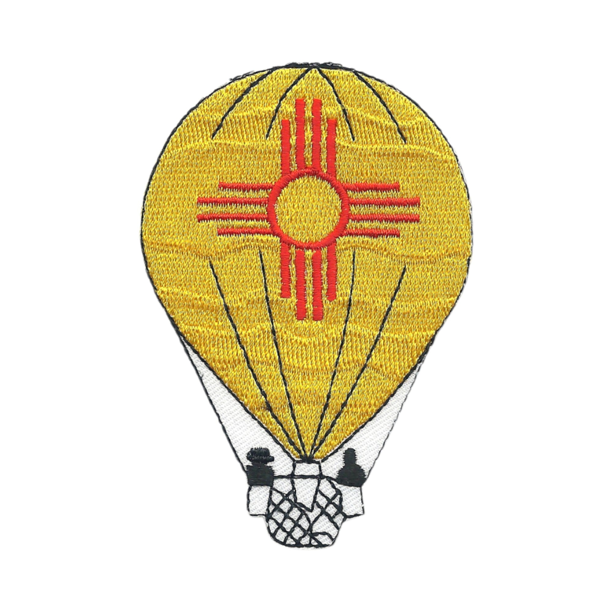 New Mexico zia hot air balloon souvenir embroidered patch, NM – Happy ...