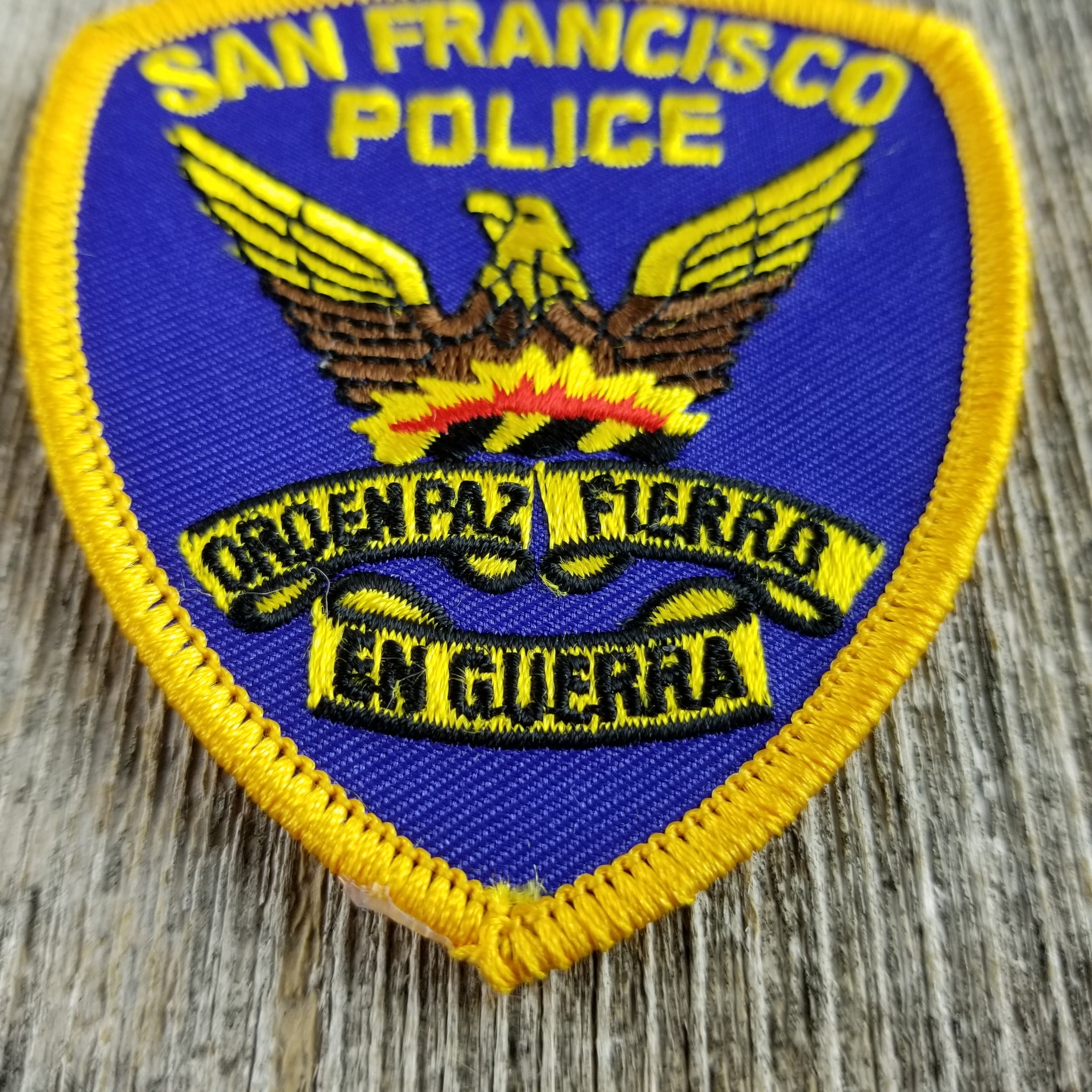 San Francisco Patch - California Souvenir - Police Shield – Happy Wood ...