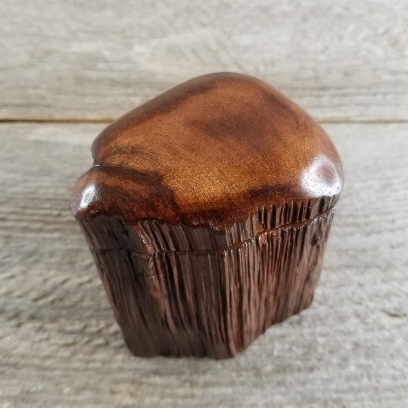 Handmade Wood Box with Redwood Rustic Ring Box Limb Box #293 – Happy ...