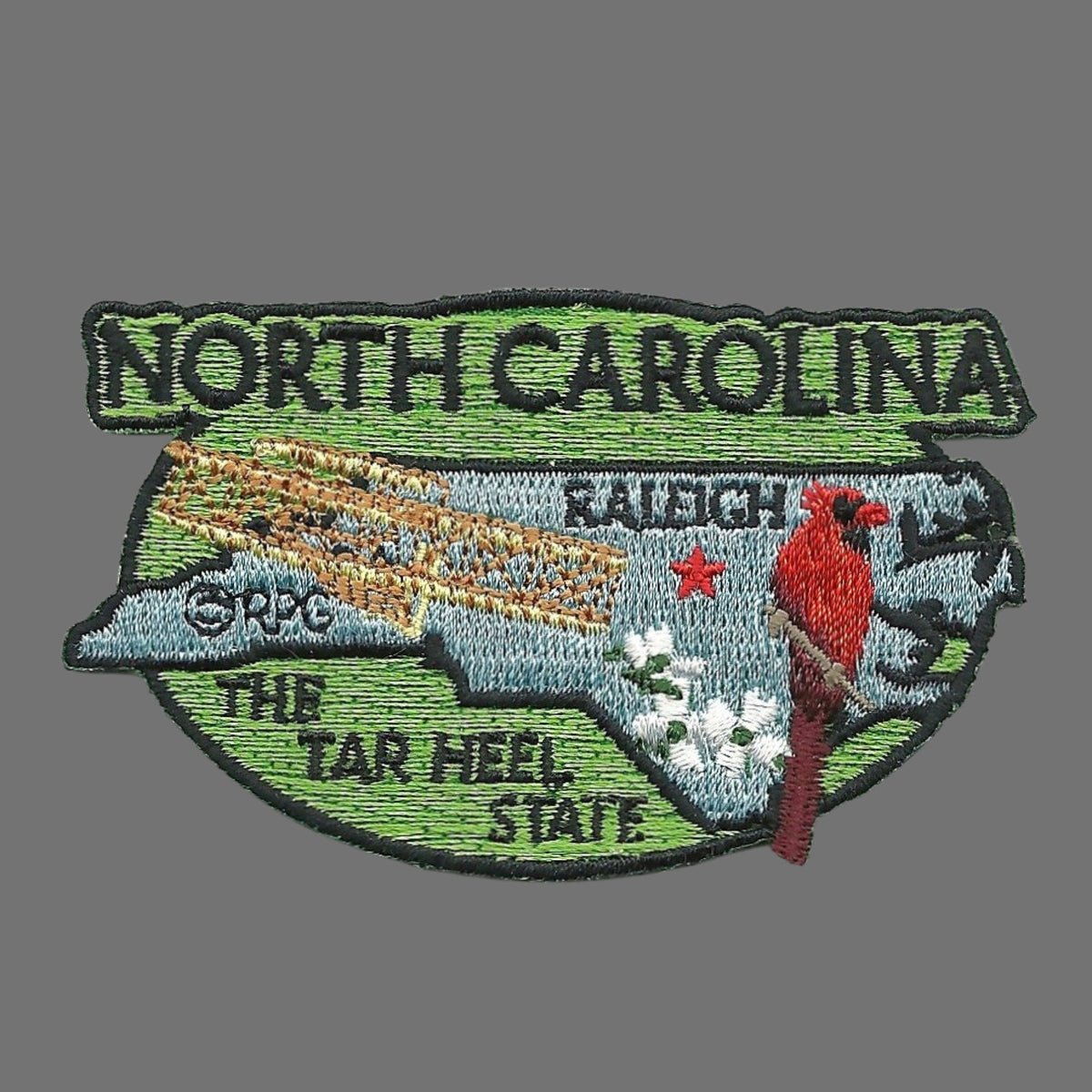 North Carolina Patch – NC State Travel Patch Souvenir Applique 3" Iron ...