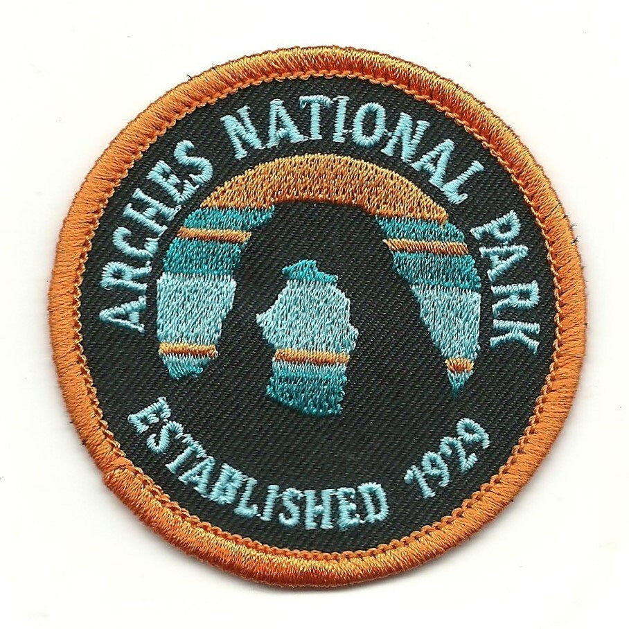 Arches National Park Patch - Utah Travel Patch Iron On – UT Souvenir E ...
