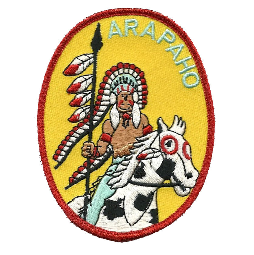 Arapaho Patch - Native American Indian Warrior – Happy Wood Products