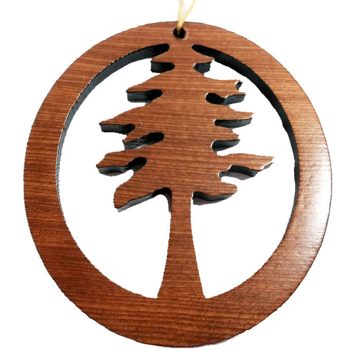 Redwood Tree Wood Christmas Ornament California Redwoods Handmade Wood ...