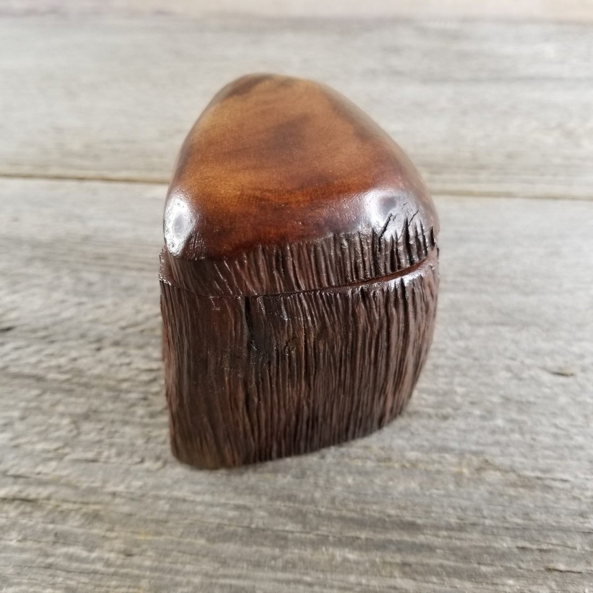 Handmade Wood Box with Redwood Rustic Ring Box Limb Box #293 – Happy ...