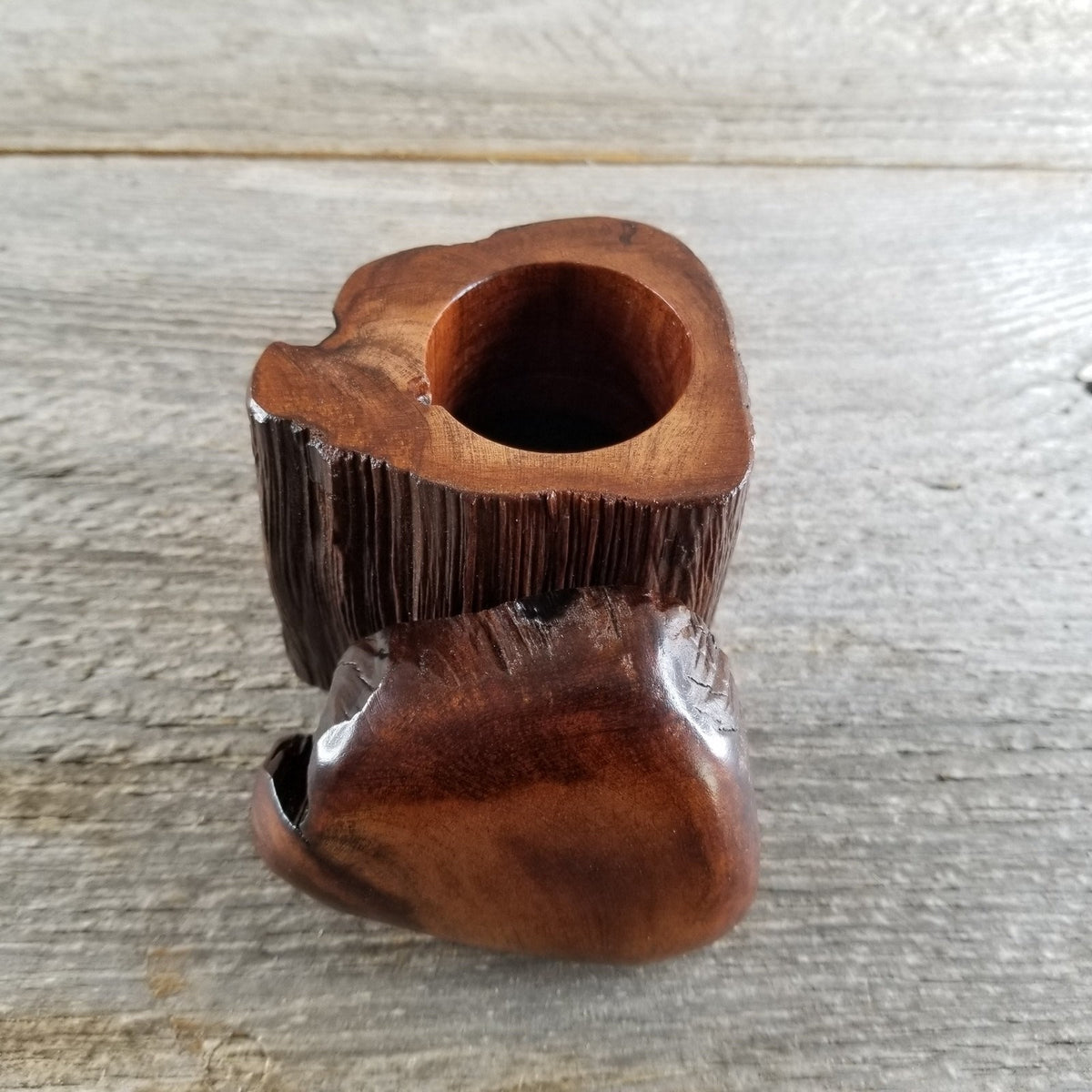 Handmade Wood Box with Redwood Rustic Ring Box Limb Box #293 – Happy ...