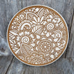 Color Your Own Wood Art - DIY - Wood Trivet Floral - Coloring Project ...