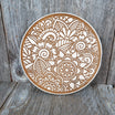 Color Your Own Wood Art - DIY - Wood Trivet Floral - Coloring Project ...